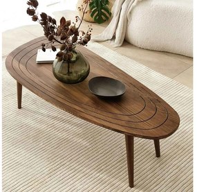 Designový konferenční stolek Garnet 115 cm ořech