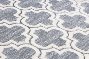 Dywany Łuszczów Kusový koberec Core W6764 Trellis grey/cream - 80x150 cm