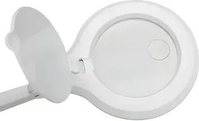 Maul Iris 8261202 bílá / LED lampa s lupou / stmívatelná