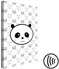 Obraz Pandy a medvědi (1 panel) na výšku