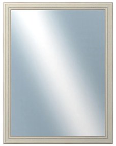 DANTIK - Zarámované zrcadlo - rozměr s rámem cca 70x90 cm z lišty STEP bílá (3018)