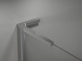 Mexen, Mexen Kioto-X L sprchová stěna 100 x 200 cm, 10 mm průhledná, chrom - 800-100-107-01-00-X