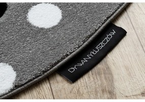 Dywany Łuszczów, Dětský kusový koberec Petit Dolly sheep grey kruh, 120x120 (průměr) kruh, růžová, dětský pokoj