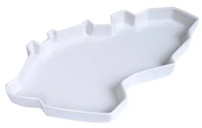 Tác Republic Tray WHITE – QUBUS, bílý, porcelán