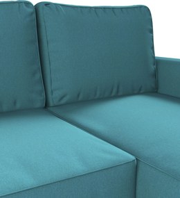 Potah na pohovku IKEA Backabro rozkládací se šezlongem barva modrá látka pletený vzor