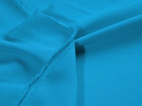 Biante Dekorační oválný ubrus Rongo RG-073 Modrý 120x140 cm