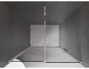 Mexen Velar, posuvné sprchové dveře do otvoru 120 cm, 8mm šedé sklo, chromová, 871-120-000-41-01