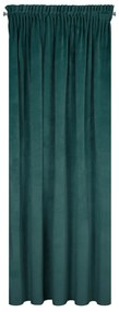 ZATEMŇOVACÍ ZÁVĚS NA PÁSCE RIA 140X270 CM TMAVĚTYRKYSOVÁ