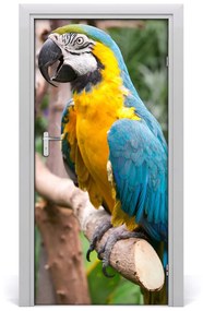 Samolepící fototapeta na dveře Papoušek ara 85x205 cm