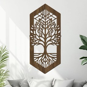 dřevo života Dřevěný strom SJEDNOCENÍ Zvolte rozměr (cm): 27x60, Zvolte barvu dekoru: Ořech