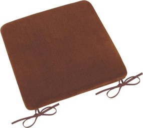 Bellatex Sedák hladký Korall micro Hnědá 40x40 cm