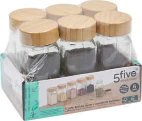 Sada nádob na koření FORMO, 6 x 120 ml