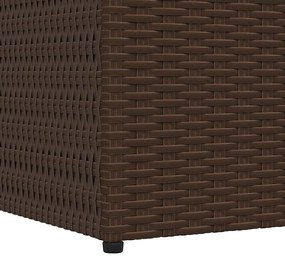 vidaXL Marketos Zahradní úložný box hnědý 150 x 100 x 100 cm polyratan