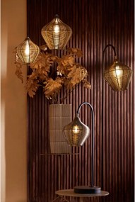 Kovové závěsné svítidlo v bronzové barvě ø 27 cm Alvaro – Light &amp; Living