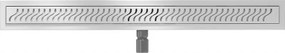 Mexen Flat nerezový sprchový žlab 80 cm vzor M09, 1028080-15
