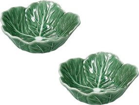 Zelené porcelánové servírovací misky v sadě 2 ks 500 ml Vegan – Brandani