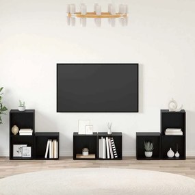 Sestava TV skříněk 6 ks Černý dub Kompozitní dřevo 3393163