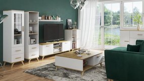 FALCO Skříň s dvířky a 2 šuplíky Robie 11 bílá/artisan