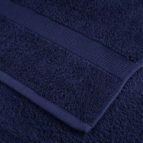 Prémiové saunové osušky SOLUND 4 ks tmavě modré 80x200 cm 600 g/m² 137267
