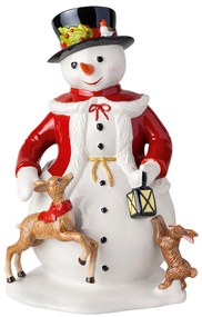 Villeroy & Boch Porcelánová vánoční dekorace Christmas Toys, Sněhulák, 36 cm 14-8602-6545