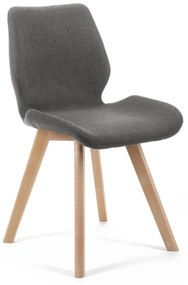 Jídelní židle Sivan (šedá + hnědá) (4ks). 1069596