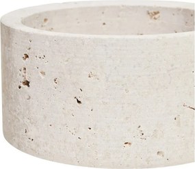 Dekorativní kamenný úložný box v přírodní barvě ø 14x8 cm Tibor – Premier Housewares