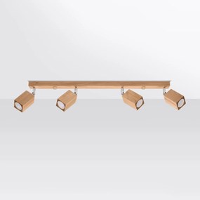 Sollux Lighting Stropní svítidlo KEKE 4 dub