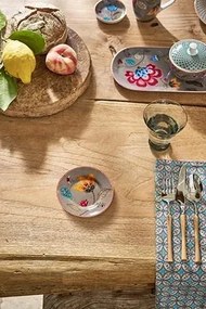 Pip Studio Blooming Tales talíř Ø12cm, khaki (Dezertní talířek z porcelánu)