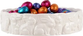 Keramická servírovací miska s králíčky Rabbit - Ø 20*5 cm
