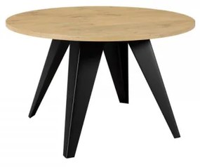 Konferenční stolek Barteno, Barva: černá / arktická bílá