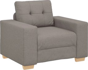 Pohovka 3 ks Taupe Lněná směs 3324634
