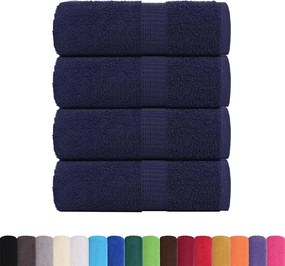 Ručníky FROGN 4 ks tmavě modré 30x30 cm 360 g/m² 136777