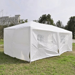 Zahradní párty stan, bílá, 3x6 m, TEKNO TYP 2