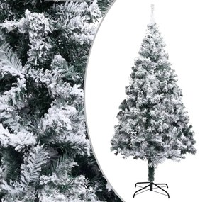 Umělý vánoční stromeček zasněžený zelený 180 cm PVC 320964