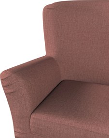 Potah na křeslo Tomelilla vysoké provedení, se záložkami barva hnědá látka pletený vzor