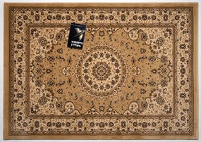 Spoltex, Kusový koberec Salyut beige 1566 A, 120x170, béžová, kancelář