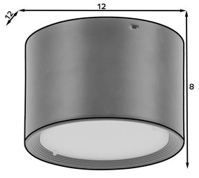 Eltap Stropní osvětlení Vallum 1B, 12x12x8cm