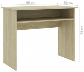 Psací stůl s policí 90x50 cm Dekorhome - POSLEDNÍ KUS