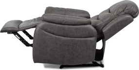 Polohovací křeslo šedé TV-4086 GREY
