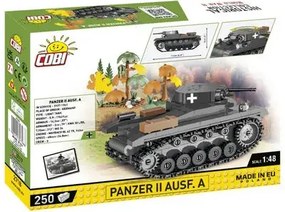 COBI 2718 World War II Lehký tank PANZER II AUSF. A / 1:48 / 250 koste