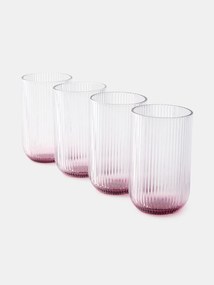 Sinsay - Sada žebrovaných sklenic 4 pack - clear