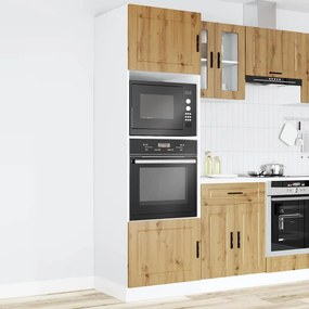 Skříňky na troubu 2 ks "Porto" dub artisan kompozitní dřevo 3315060