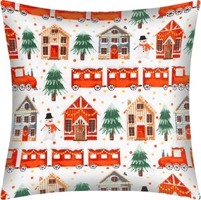 Bellatex Povláček bavlněný vánoce 40x40 cm Vláček Bílá,Červená,Zelená