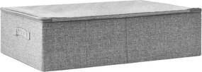 Úložný box textil 70 x 40 x 18 cm šedý 332905