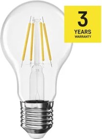 Emos lighting LED žárovka Filament A60 / E27 / 3,4 W (40 W) / 470 lm / neutrální bílá 1525733497