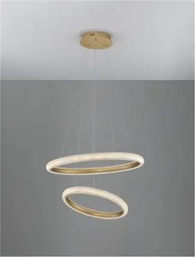 LED lustr Medora 59 zlaté