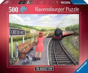 RAVENSBURGER Puzzle Zastávka na požádání / 500 dílků / 49 × 36 cm