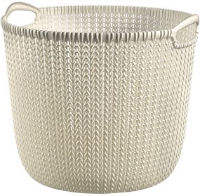 Curver KNIT 226388 Úložný koš 30 L, bílý