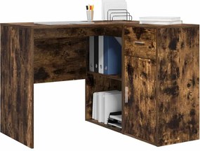 Rohový psací stůl se zásuvkou Kouřový dub 102 x 88 x 75 cm 3337277