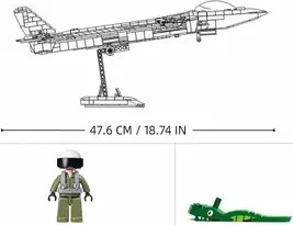 Sluban Army Model Bricks Neviditelný letoun J-20 s kovovým povlakem